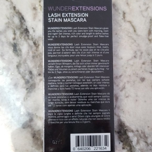 Wunder2 | Makeup | Nib Wunder2 Lash Extension Stain Mascara | Poshmark